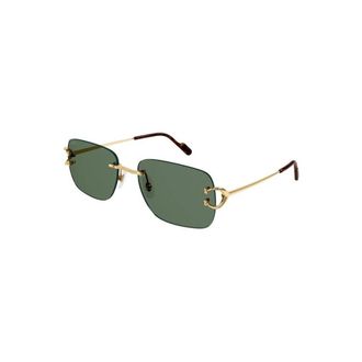 Cartier Signature C Sonnenbrille - - Accessories - Herren - Gelb - 59 MM
