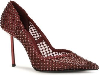 Le Silla Womens Multicolor Crystals High Heel Pumps