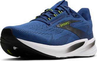 Brooks Herren Revel 8 Sneaker, Navy Peony/Black/Acid Lime, 48.5 EU
