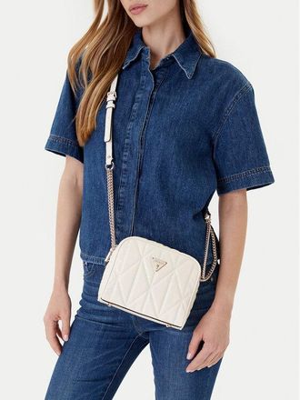 Guess Handtasche Aldina HWGG96 63140 Wei&szlig;