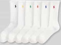 Ralph Lauren Socken aus Baumwoll-Mix im 6er-Pack