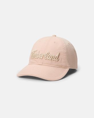 Timberland Midland Beach Canvas-Baseballcap mit Stickerei in Pink, Herren, Pink