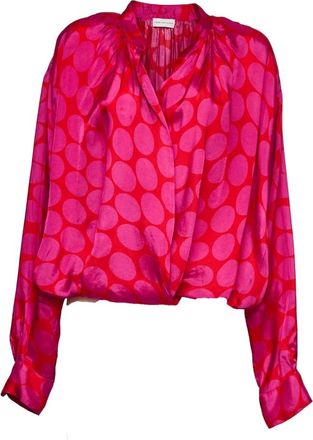 Dries Van Noten Femme, Blouses et Chemises, Rouge, Taille: 32 FR Blouses
