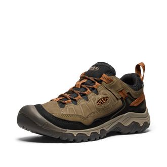 Keen Targhee 4 Herren-Wanderschuhe, niedrige H&ouml;he, langlebig, bequem, wasserdicht, Meeresschildkr&ouml;te/ger&ouml;steter Pekannuss, 11.5 Wide