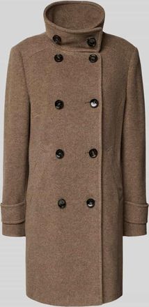 Gil Bret Regular Fit Mantel aus Woll-Mix mit Stehkragen