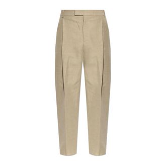 Ferragamo Crisp Creased Hosen - - Trousers - Herren - Beige - L