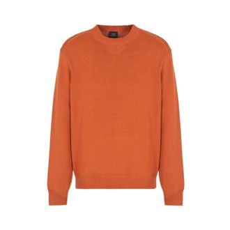 A|X Armani Exchange Oranger Rundhalspullover - - Knitwear - Herren - Braun - XL