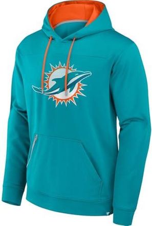 Fanatics Miami Dolphins Defender Dotted NFL Hoody Aqua