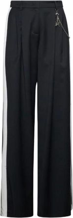 John Richmond Femme, Pantalons, Noir, Taille: 46 FR Uwp26190Pa Wide Pantalons