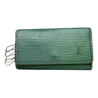 Louis Vuitton Portefeuille en cuir Pre-owned - Femme - Pre-owned - Vert - Taille: ONE Size