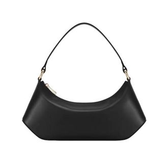Generic Sac &agrave; bandouli&egrave;re pour femme en cuir souple marron, petit sac &agrave; main l&eacute;ger sous les bras, pochette Hobo avec fermeture &eacute;clair, pour femme, universit&eacute;,