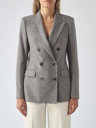 Tagliatore Blazer court crois&eacute; en laine avec revers en pointe
