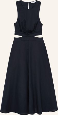 Reiss Reiss Kleid Hazel Mit Leinen blau