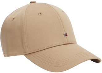 Tommy Hilfiger Herren TH Flag Cotton 6 Panel Cap AM0AM13008 Kappe, Beige, Einheitsgr&ouml;&szlig;e, Beige (Treibholz-Taupe), Einheitsgr&ouml;&szlig;e