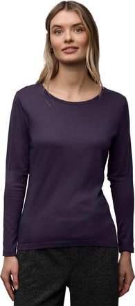 Street One Basic Rundhalsshirt Mystic Purple 40