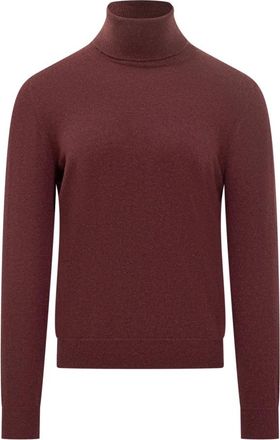 Malo Homme, Pulls, Brun, Taille: M Cashmere Turtleneck