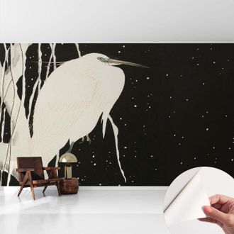 Tulup Carta Da Parati Autoadesiva - Fotomurale Adesivo - Design Elegante - Stile Moderno - Uccello Invernale 416x254 Cm