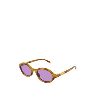 Gucci Runde Sonnenbrille - - Accessories - Damen - Braun - 51 MM
