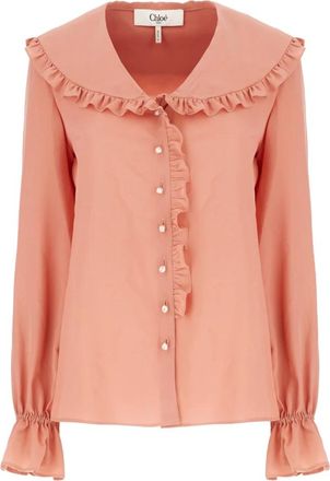 Chlo&eacute; Femme, Blouses et Chemises, Rose, Taille: 38 FR Chemises