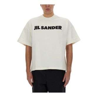 Jil Sander T-shirt CN SS - - Tops - Herren - Beige - L
