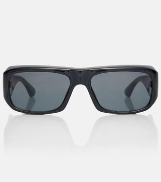 Saint Laurent Lunettes de soleil rectangulaires SL Logo