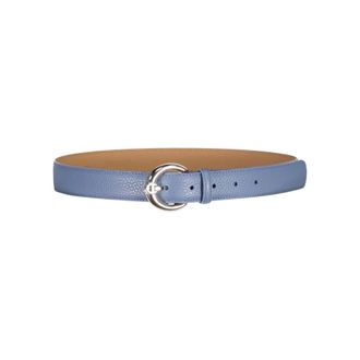 Aigner Ceinture Classique en Cuir - Homme - Accessoires - Bleu - Taille: 100 CM