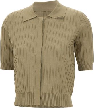 Liu Jo Femme, Pulls, Vert, Taille: 38 FR Better Cardigan