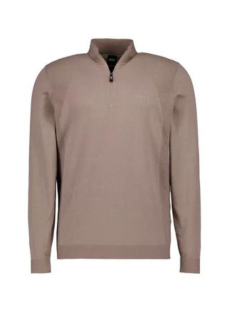 HUGO BOSS Herren Pullover braun unifarben