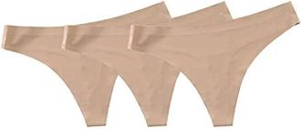 Generic Culotte sans Couture Femme Culotte Femme sans Couture Culotte Femme De Classique Taille Haute Ventre Plat Fessier Lift&eacute; Motif Seamless Gainage Naturel