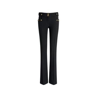 Balmain Straight Hosen - - Trousers - Damen - Schwarzk - M