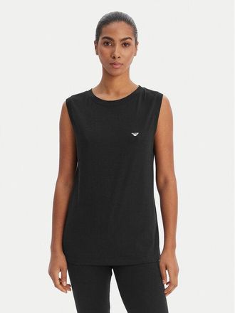 Emporio Armani Top EW000410 AF19023 UC001 Schwarz Regular Fit