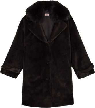 Oltre Femme, Manteaux, Gris, Taille: 38 FR Manteau en tissu doux