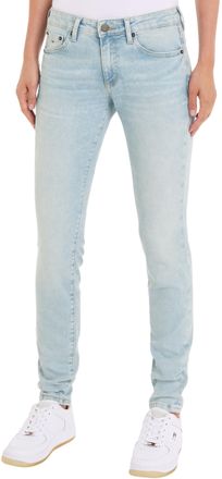 Tommy Jeans Damen Jeans Skinny Fit, Blau (Denim Light), 33W/30L