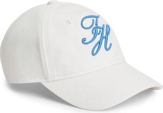 Tommy Hilfiger Cap Logo Embroidery Baseball Cap AW0AW18338 Wei&szlig;
