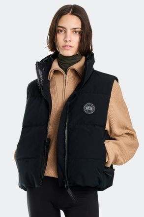Canada Goose Kurze Grandview Weste mit Black Disc