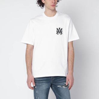 Amiri Wei&szlig;es Baumwoll-T-Shirt mit Logo