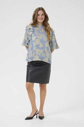 Culture Langarm-Bluse Relaxed fit Forever Blue