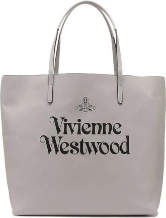 Vivienne Westwood Femme, Sacs, Gris, Taille: ONE Size Studio Shopper