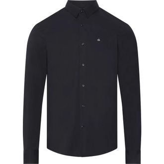 Calvin Klein Schwarzes Modernes Hemd - - Shirts - Herren - Schwarzk - 2XL