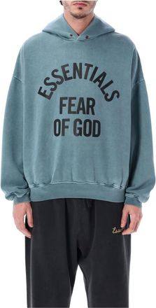 Fear of God Homme, Sweatshirts et sweats &agrave; capuche, Bleu, Taille: L Campus 90s Sweat &agrave; capuche