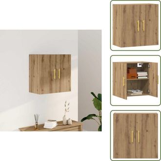 vidaXL The Living Store Wandschrank Artisan-Eiche 60x31x60 cm Holzwerkstoff - Holzwerkstoff