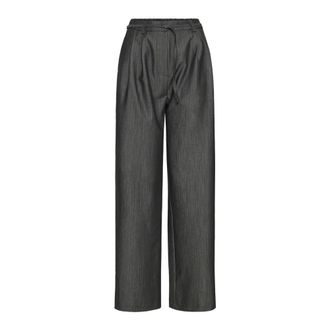 Ichi Ihkate Lange Weite Hose - - Trousers - Damen - Schwarzk - L