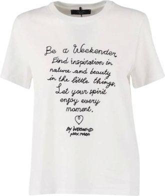 Max Mara Femme, Tops, Blanc, Taille: 38 FR T-shirt