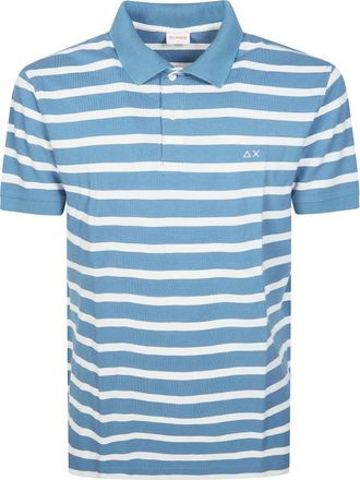 Sun 68 Homme, Tops, Bleu, Taille: S Polo Righe