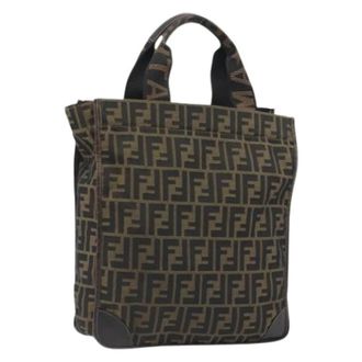 Fendi Pre-owned Zucca Canvas Tote Bag - - Pre-owned - Damen - Braun - ONE SIZE