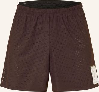 SATISFY Satisfy 2-In-1-Laufshorts Space-O braun