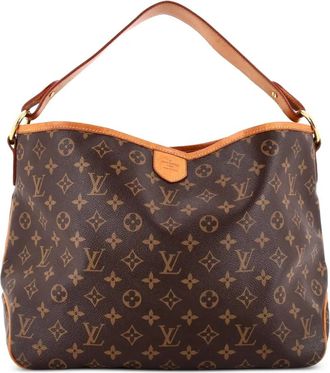 Louis Vuitton Delightful Handbag Monogram Canvas MM hobo bag - Marron