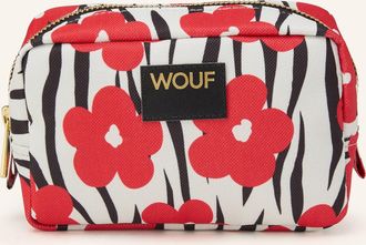 Wouf Wouf Kosmetiktasche Wildflower rot