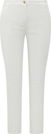 Pinko Pinko, Femme, Pantalons, Blanc, Taille: 36 FR Slim-fit Pantalons