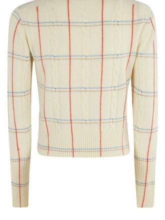 Guest In Residence Shrunken Jersey Knit Cashmere Sweater - Multicolor